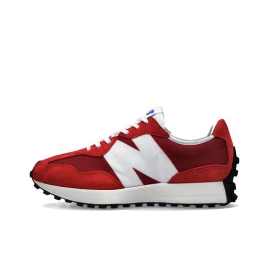Chaussures de course - New Balance - NB 327 - Blanc Rouge - Mixte ...
