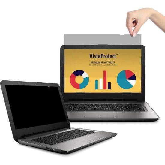 VistaProtect - Filtre de Confidentialité Filtre Anti-Lère Premium. Film ...