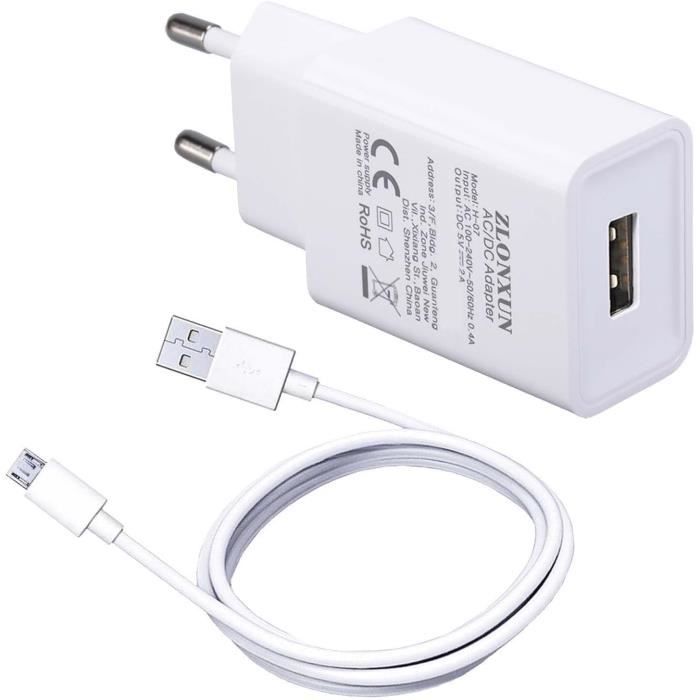 Chargeur Secteur et Câble pour Huawei P10 Lite-P9 Lite-Y7-Y6-P Smart ...