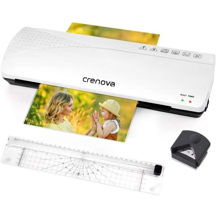 A3 Plastifieuse, 4 en 1 A3 A4 A5 A6 Plastifier anti bourrage papier à ...