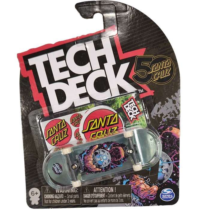 Tech Deck fingerboard skateboard Santa Cruz skull+ stickers - Cdiscount ...