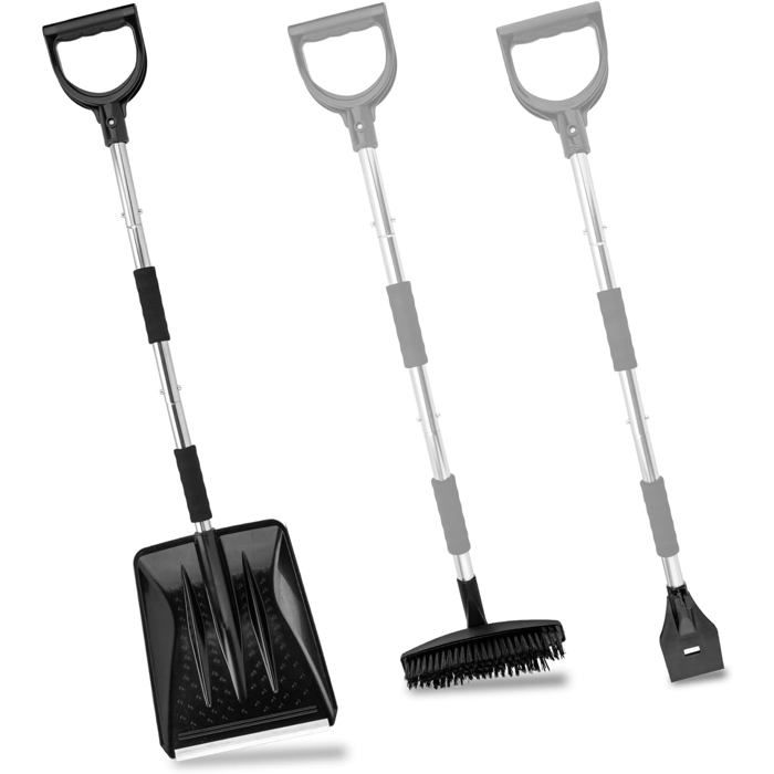 PELLE A NEIGE-ZENATERRA-Kit pelle à neige 3 en 1 portable, avec ...