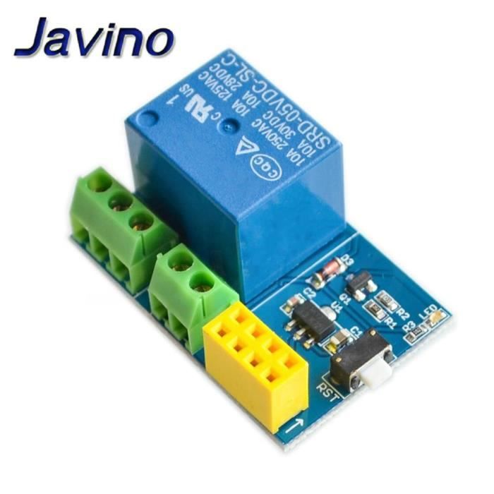 Module relais Wi-Fi - ESP8266 ESP 01S 5V WiFi citations Tech Things ...