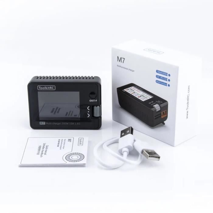 M7 - Chargeur d'équilibre M7 DC, 200W, 10A, déchargeur pour batterie ...