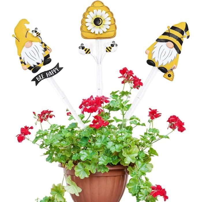 3 Gnome En Métal | Statues Jardin Mignonnes Yard Art Nain Decor ...