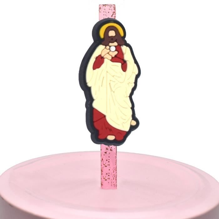 BTTM-XH-847-01-Topper de paille de la Bible de Jésus pour gobelet ...