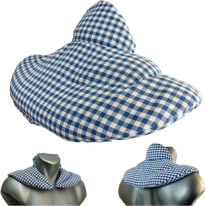 Coussins Chauffants - Coussin Nuque Col Montant Graines Lin Épaules Cou ...