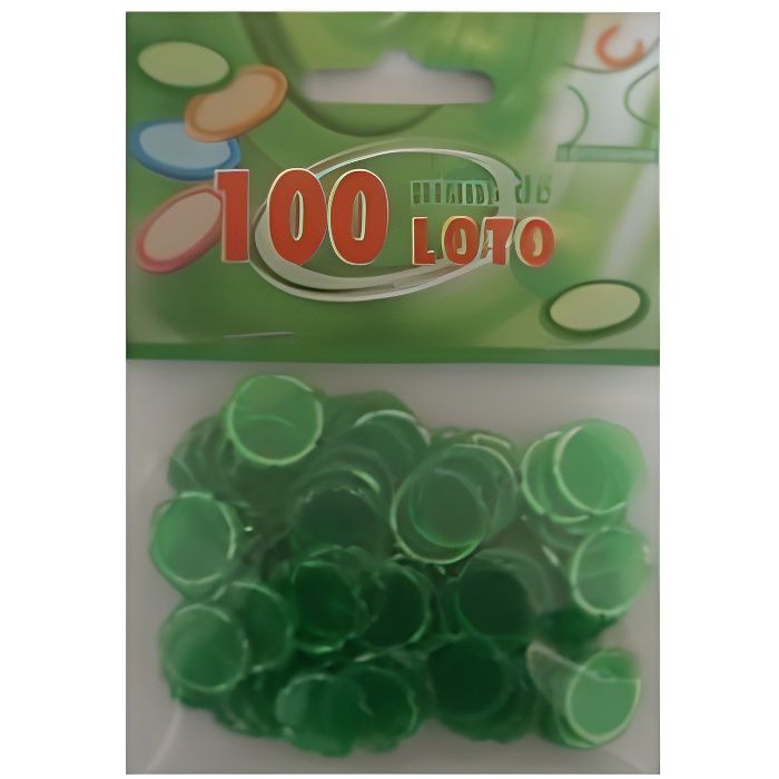 SACHET DE 100 PIONS MAGNETIQUES DE LOTO VERT - Cdiscount Jeux - Jouets