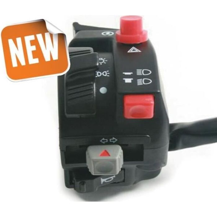 Commodo gauche adaptable avec démarreur Mad 11 fils pour moto quad ...