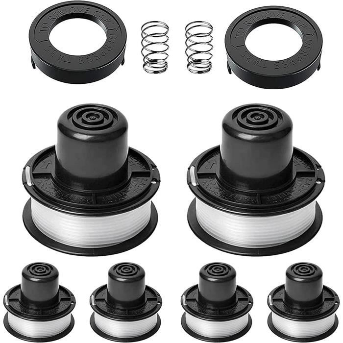 Bobine De Rechange pour Coupe-Bordure 6 Pièces | Bobine Fil Coupe Bordure pour Black Et Decker ...