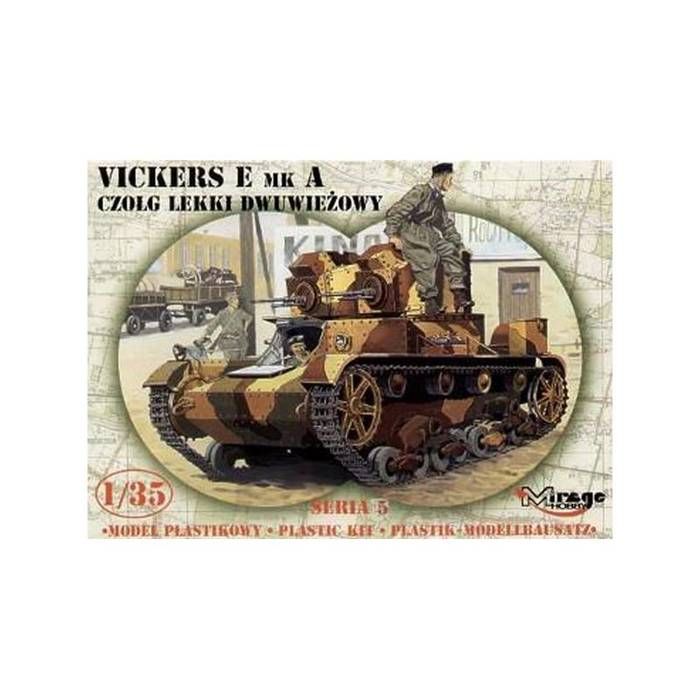 Mirage HOBBY - Maquette Char Vickers E Mk A Tank - Tourelle Double Mirage Hobby 35303 1/35ème ...