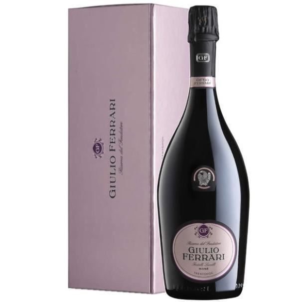 VIN ROUGE FERRARI F.LLI LUNELLI SPA GIULIO FERRARI ROSE' BRUT 2010 DA ...