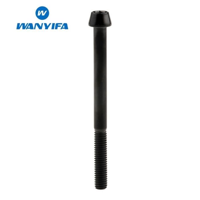 Selle,Wanyifa – vis de cyclisme M5X45 50 55 60mm en titane Ti, boulons ...