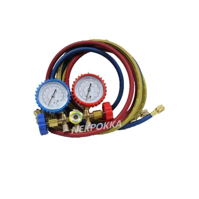 Pièces Auto,Manomètre de pression réfrigérant, manomètre R134 R22 R404A ...