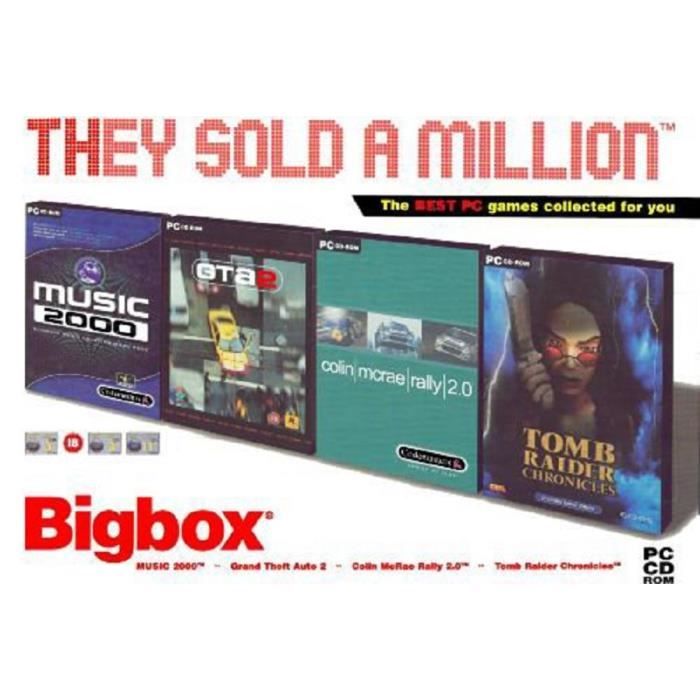 Coffret de jeux PC - BIGBOX - Bundle - 4 jeux - Course - CD ROM ...