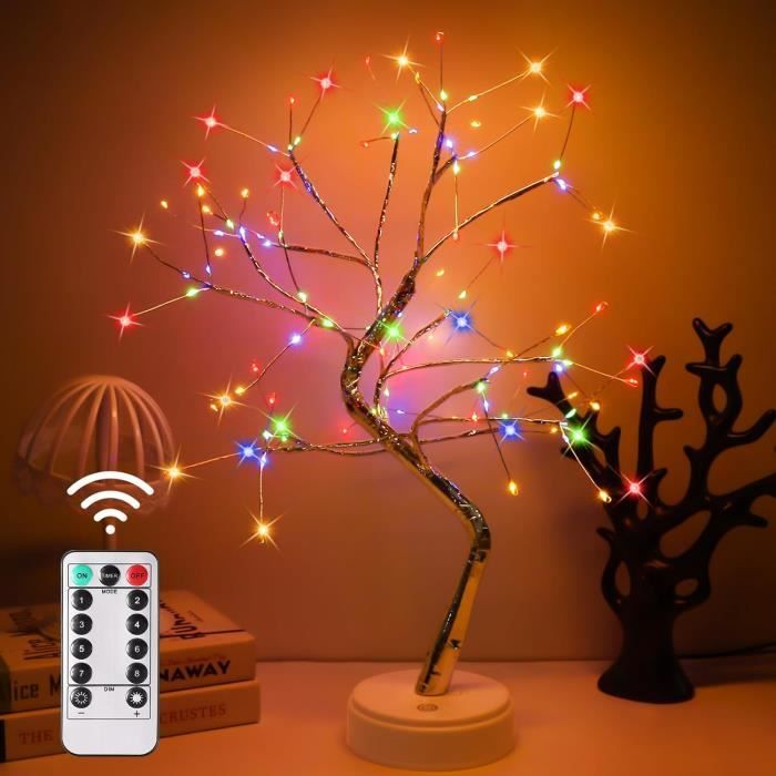 Arbre Lumineux Led Avec Télécommande, Arbre Lumineux 108 Led Perles ...