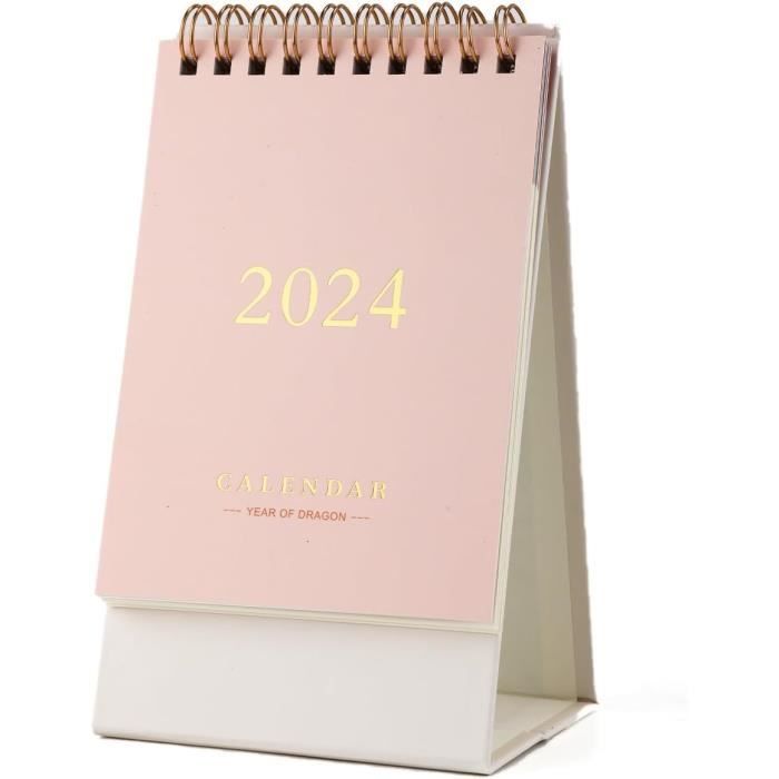 Mini Calendrier De Bureau, 15,8X9,3Cm Petit Calendrier De Bureau ...
