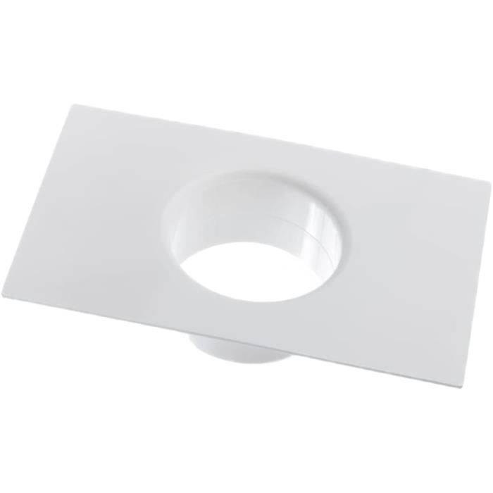 Raccord Droit Avec Bride - Conduit Rond En Pvc - Tuyau De Ventilation ...