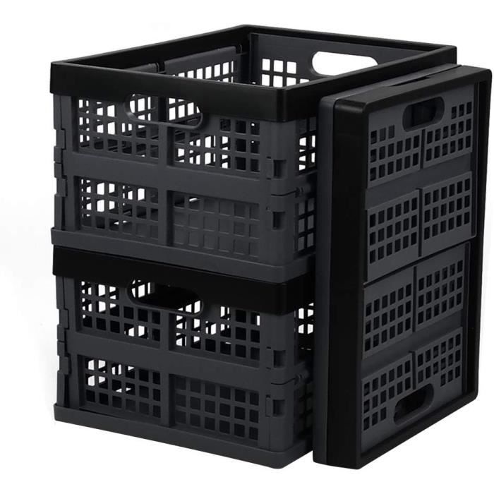 Cagette Pliable Plastique, Caisse Pliable En Plastique, Lot De 3[u2488 ...
