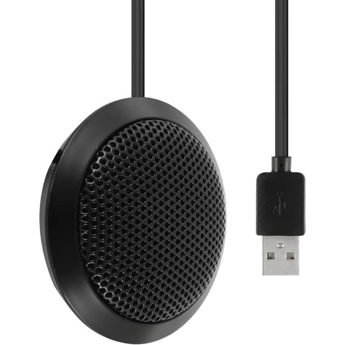 Microphone USB de Conférence, 360° Micro à Condensateur ...