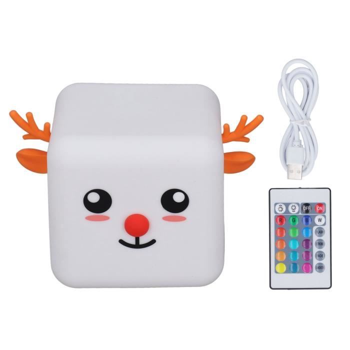 Cikonielf veilleuse Lampe de chevet LED Silicone et ABS en forme de ...