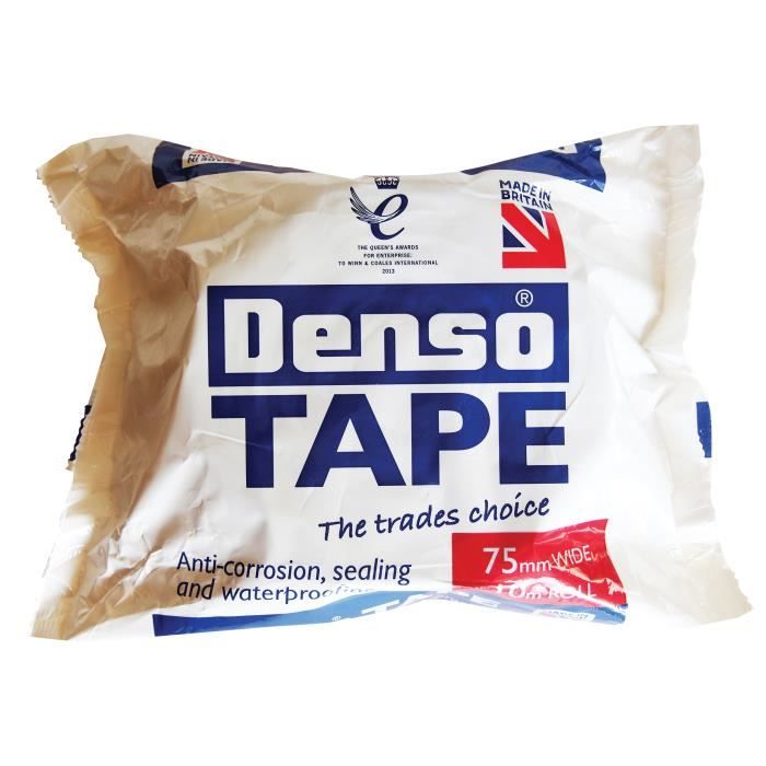 Denso Denso 75mm bande x 10 m Rouleau DENTAPE75MM - Cdiscount Bricolage