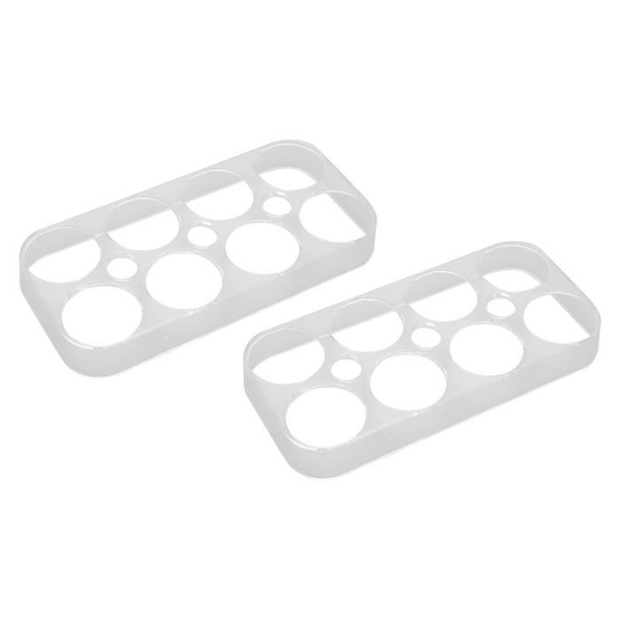 Plateau à oeufs pour réfrigérateur FDIT - 8 grilles - 2 pièces - Fentes ...