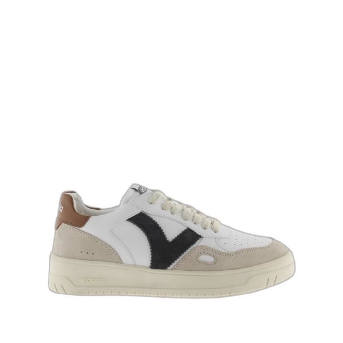 Baskets effet cuir et cuir fendu Victoria Seul Cuero/cuero - Cdiscount ...