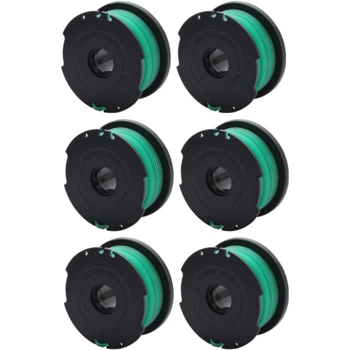 Swgaunc Lot de 6 bobines de fil en nylon pour GL7033 GL8033 GL9035 Longueur 6 m Diamètre 2 mm ...