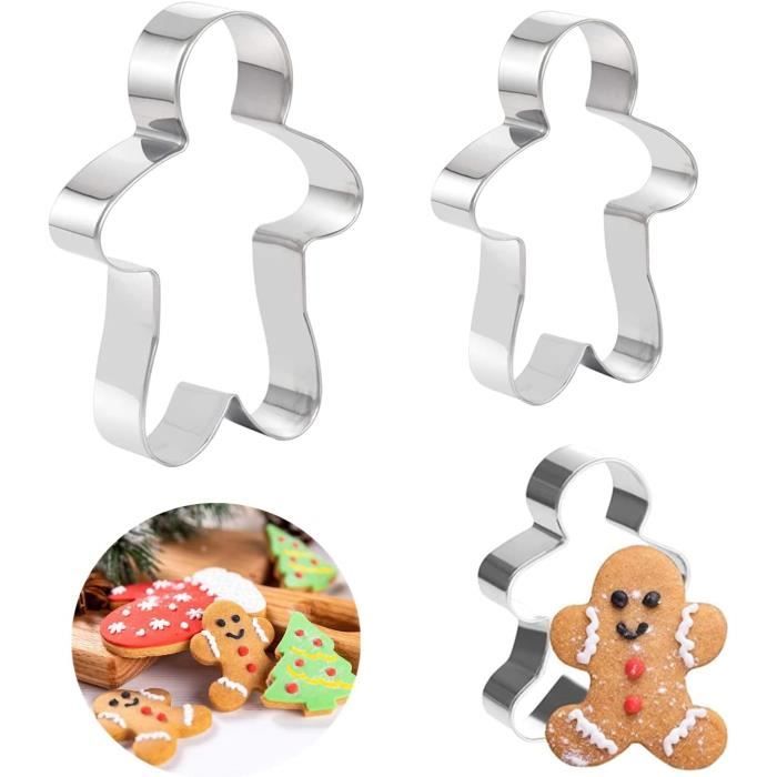 Lot de 3 biscuits Gingerbread Man Noël en forme d'oignon de Pan de ...