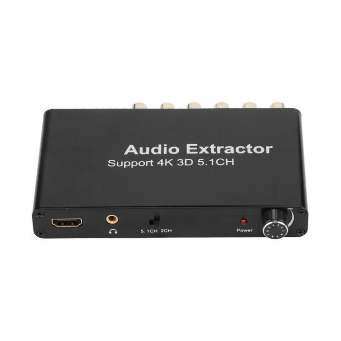TIP Extracteur Extractor 4K 3D 5.1CH HD Interface Multimédia ...