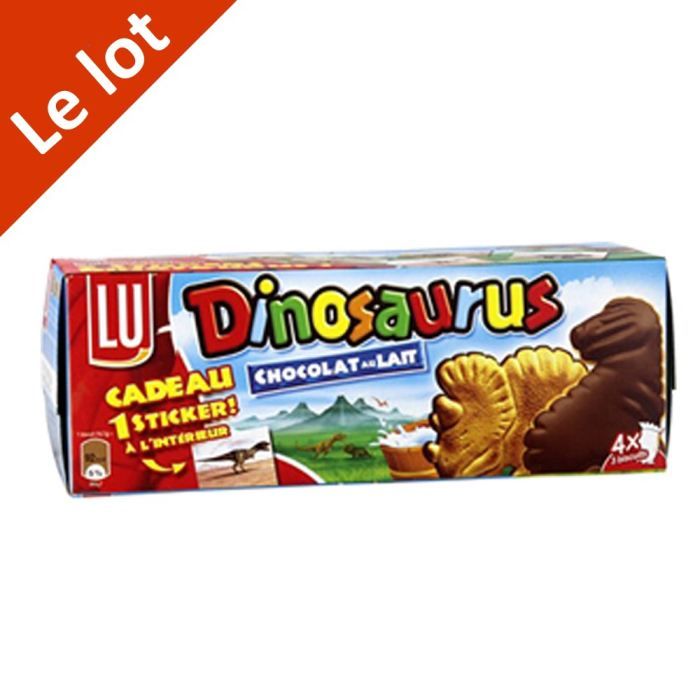 LU Dinosaurus Chocolat Au Lait 225g (x1) - Cdiscount Au quotidien