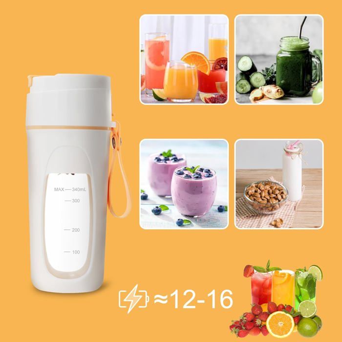Mixeur Portable Pour Smoothie Et Fresh Juice Mini Blender Portable Sans ...