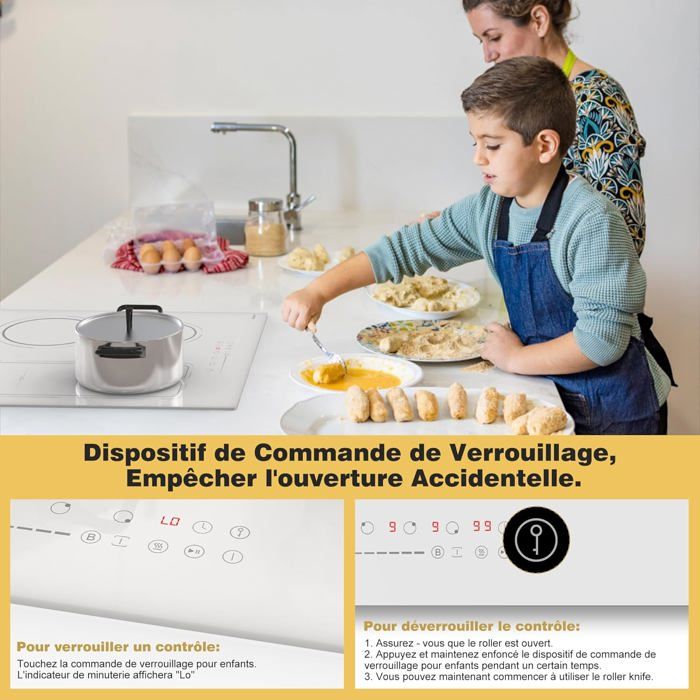 Plaque De Cuisson Induction Encastrable 4 Feux Fiche Avec Prise,Plaque ...