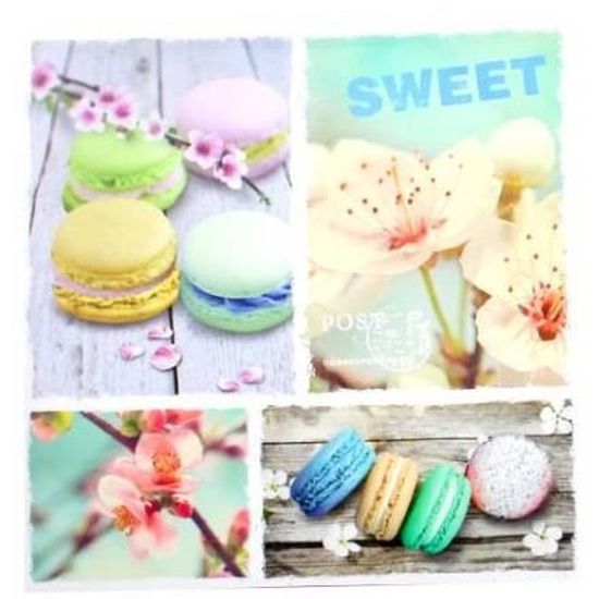 Tableau - cadre - toile Macaron - 60 x 60 cm - Cdiscount Maison