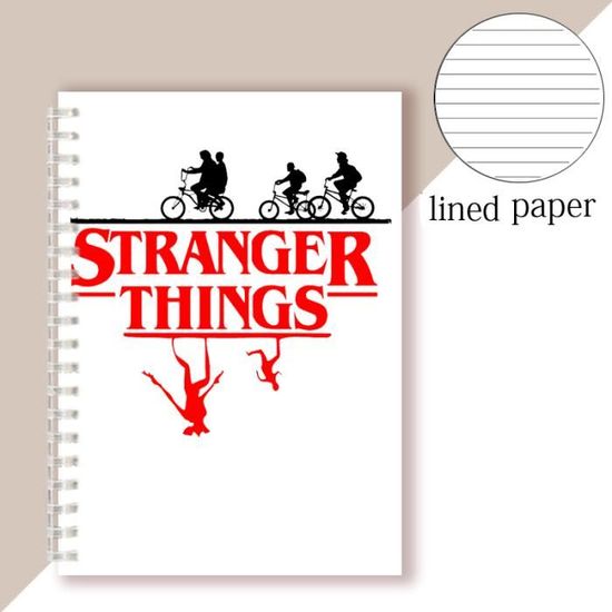 Cahier À Spirale Avec Motif Stranger Things Saison 2, Friends Don't Lie ...