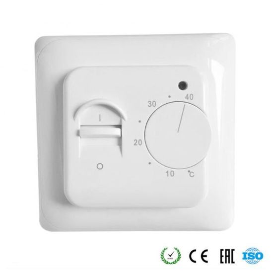 Manuel Thermostat d'ambiance Chauffage au Sol Electrique avec sonde 16A, Régulateur de ...