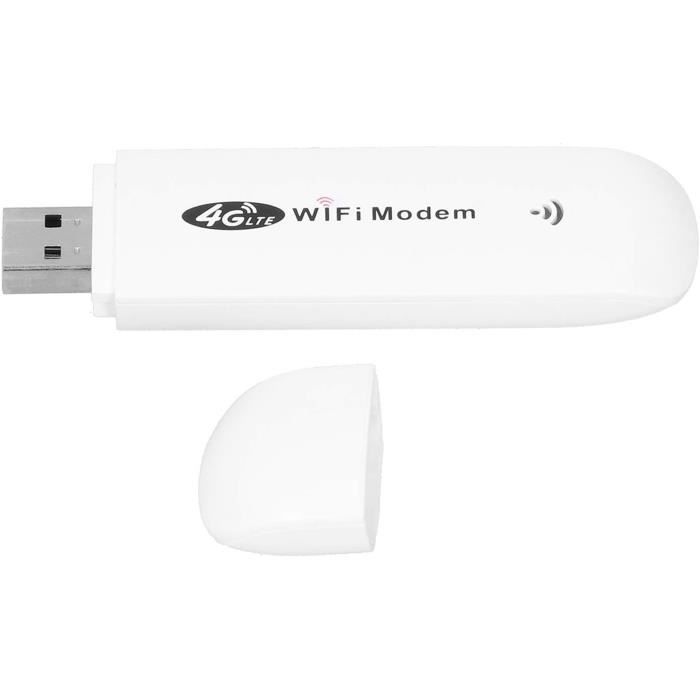 Dongle WiFi USB 4G, 4G 150 Mbps LTE TDD FDD GSM Adaptateur Réseau USB sans Fil WiFi Hotspot ...