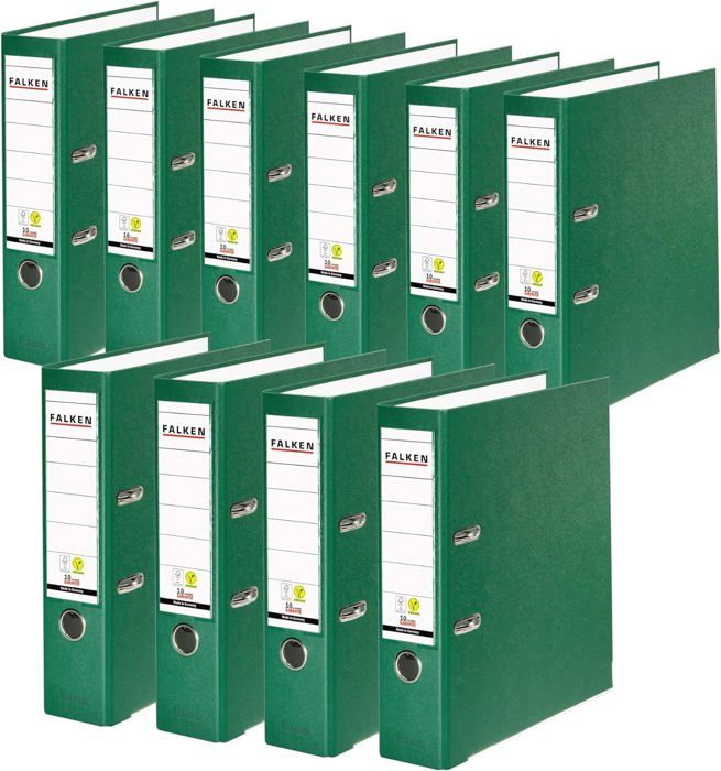 Classeur Rigide DIN A4 10er Pack breit vert.[Y352] - Cdiscount Beaux ...