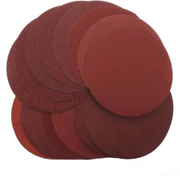 Polissage, Ponçage De Papier De Verre 20Pcs 6 Pouces 150Mm Flocage De ...