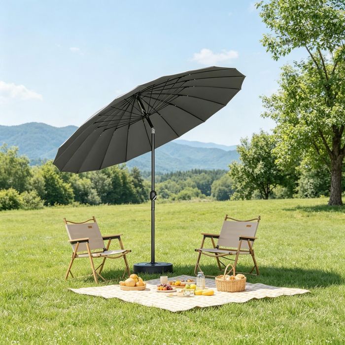 Parasol Inclinable grand format inclinaison réglable - Cdiscount Jardin