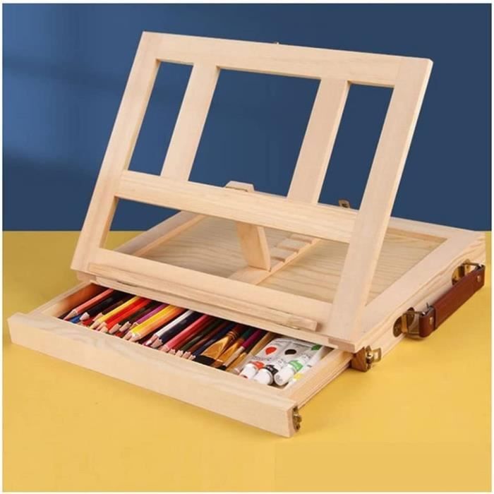 Chevalet Portatif Chevalet De Croquis, Étui De Peinture À L'Huile ...