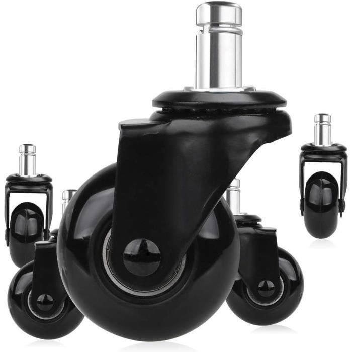 5 Roues De Roulette De Chaise De Remplacement 2 Pouces, Roues Robustes ...