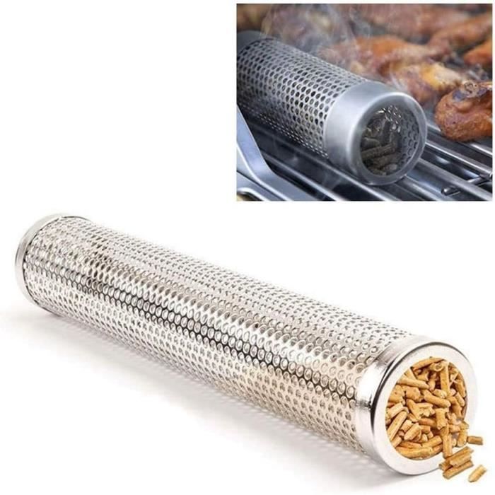 Tube de fumage pour barbecue,Tube de fumage pour barbecue en acier inox ...
