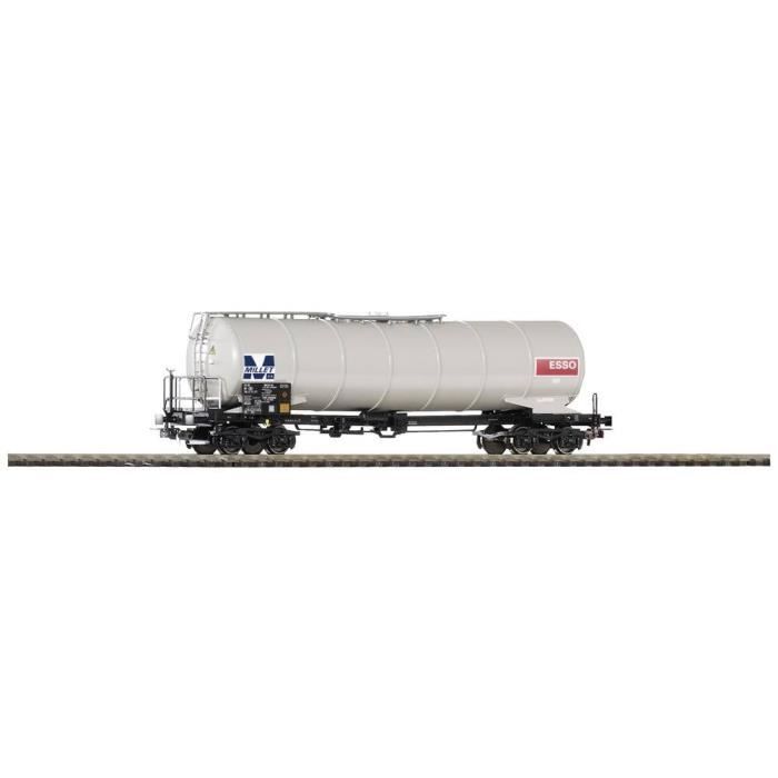 Wagon-citerne articulé Esso de la SNCB H0 - Piko - 24603 - Blanc ...