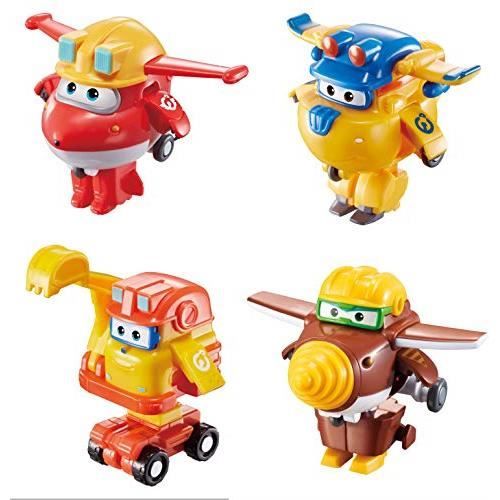 Alpha Group Co., Ltd Super Wings Transform-a-Bots Paquet de 4 Build-IT ...