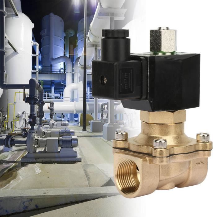 YOSOO électrovanne Contrôleur de fluide Electrovanne électrique G3 / 4 ...