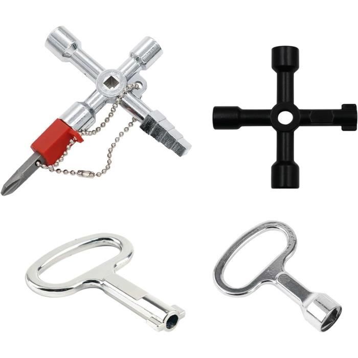 2 Pièces Clé Universelle, Clé En Croix, Voies Clé Multifonction Kit De ...