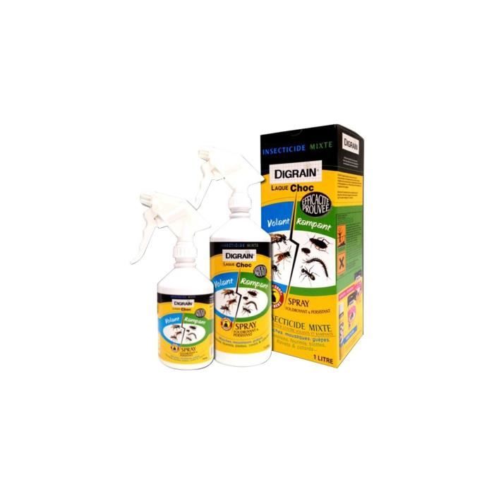 DIGRAIN Laque Choc Volant rampant 1L Spray - Cdiscount Au quotidien