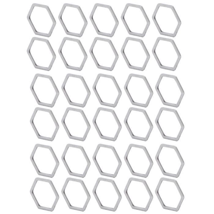 EBTOOLS Cadre creux 30 pièces cadre en résine creuse en forme d ...